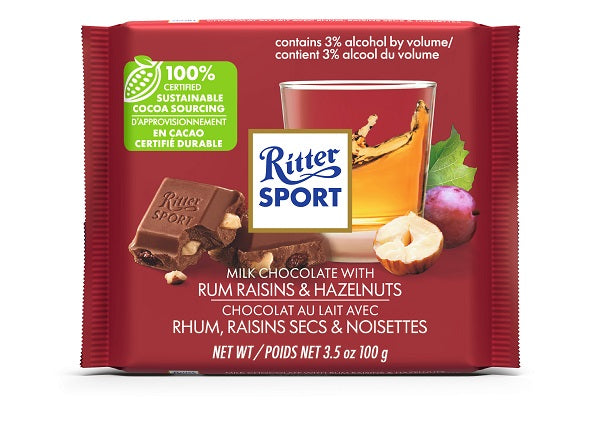 Ritter Sport Colorful - Rum & Raisin - 100 g – Denninger's