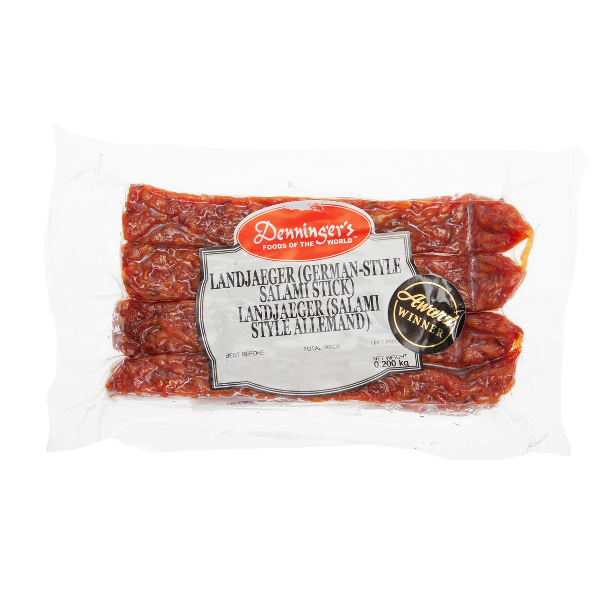 Landjaeger German-style Salami Stick - 4 x 50 g – Denninger's